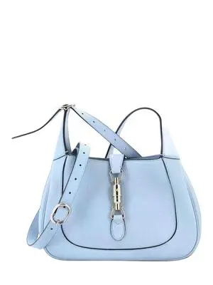 Gucci Jackie 1961 Leather Small Hobo Bag Blue