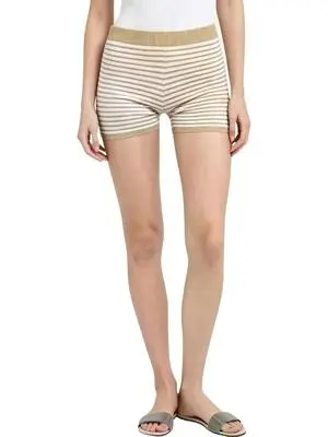 BRUNELLO CUCINELLI Striped Knit Shorts