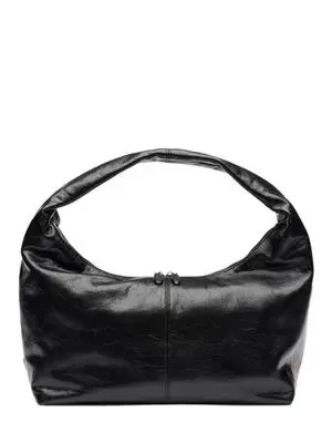 Ash Hope Leather Tote Bag - Black