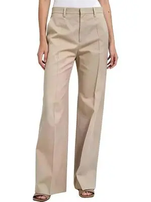 Brunello Cucinelli Pressed-crease Tailored Trousers - Neutrals