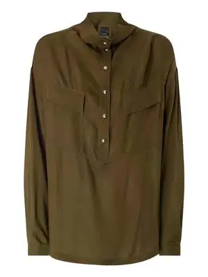 PINKO Blouse With Pockets And Buttons