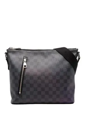 LOUIS VUITTON 2013 Damier Graphite Mick Pm Crossbody Bag - Black