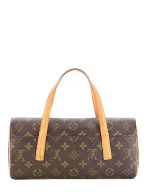 LOUIS VUITTON Sonatine Handbag Monogram Canvas Satchel