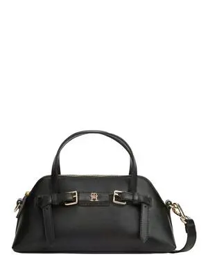 TOMMY HILFIGER Buckled Logo-plaque Tote Bag