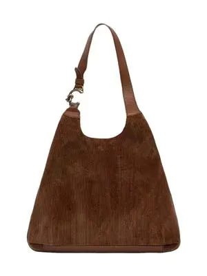 COCCINELLE C-easy Corduroy Tote Bag - Brown