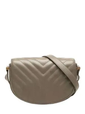 Saint Laurent 2020 Small Matelasse Calfskin Joan Crossbody Bag Brown