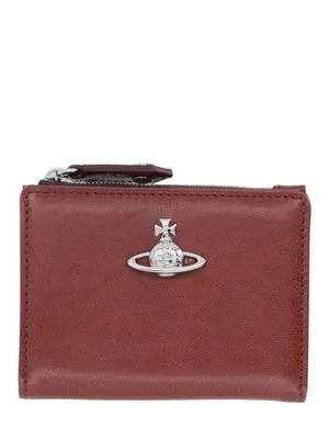 VIVIENNE WESTWOOD Portacarte Slim Con Orb - Brown