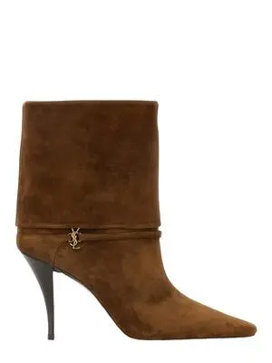 Saint Laurent Stivaletto Niki - Cream