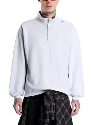 ROA Logo-embroidered Half-zip Sweater