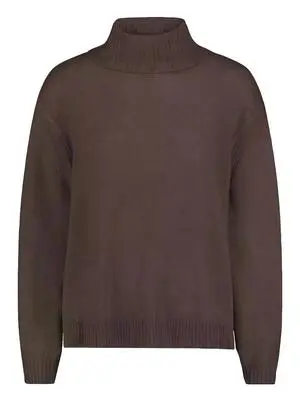 BETTY BARCLAY High-neck Cashmere Sweater - Brown