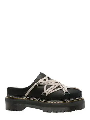 Rick Owens X Dr. Martens Megalace Mules - Black
