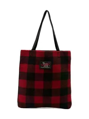 WOOLRICH Check-pattern Tote Bag