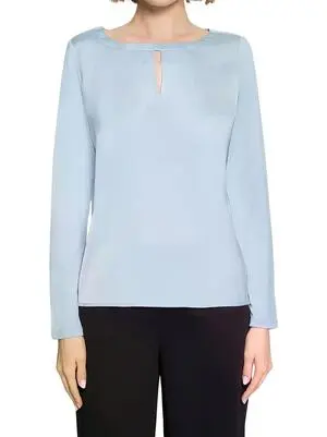 BETTY BARCLAY Keyhole-detail Long-sleeve Blouse