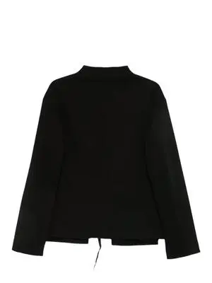 MA+ Zip-up Pocket-detail Jacket - Black