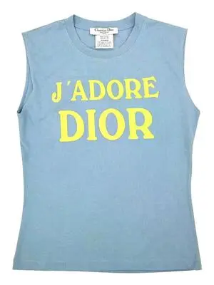 Dior 2002 J'adore Sleeveless Tank Top - Blue