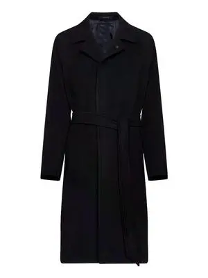TAGLIATORE Belted Single-breasted Coat