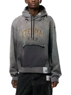 Mihara Yasuhiro Sun-faded Like Hoodie - Grey