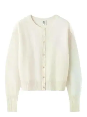 Almada Label Coco Wool Cardigan - White