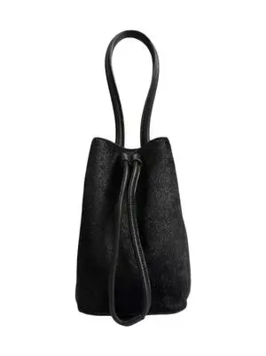 UMA WANG Small Drawstring-fastening Bucket Bag - Black