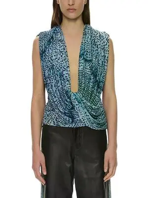CHRISTOPHER ESBER Ripple Draped Top