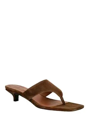 BILLI BI Suede Thong Sandals