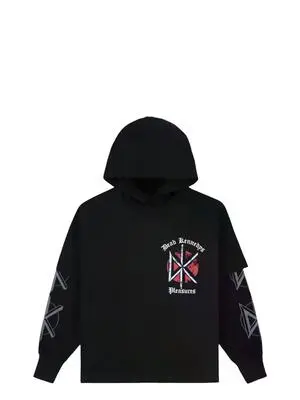 PLEASURES Kennedys Layered Hoodie - Black