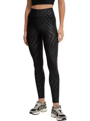 CASALL Zebra-print Leggings - Black