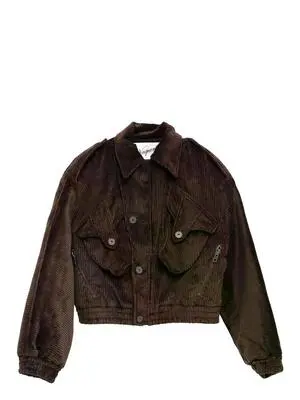 VAQUERA Corduroy-textured Cropped Jacket