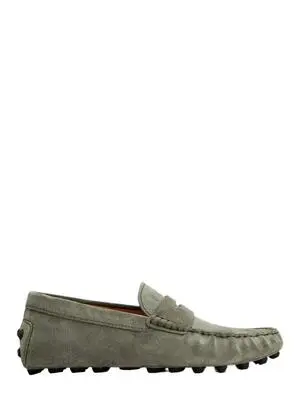 TOD'S Gommino Bubble Loafers In Suede