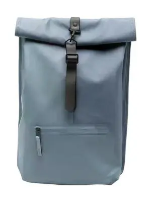 Rains Rolltop Buckle Backpack - Blue