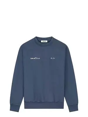 OLAF Logo-print Sweatshirt - Blue