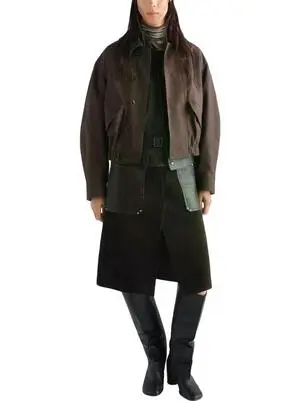 LEMAIRE Short Blouson In Heavy Cotton Twill
