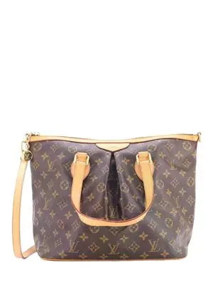 LOUIS VUITTON Palermo Handbag Monogram Canvas Pm Tote Bag - Brown