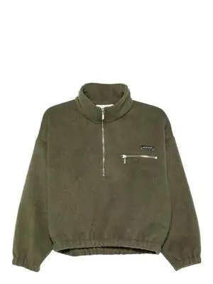SONG FOR THE MUTE Half-zip Chest-pocket Sweater