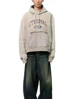 Mihara Yasuhiro Sun-faded Like Hoodie - Neutrals