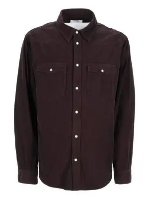 Isabel Marant Étoile Marant Camicia Vasco In Cotone - Brown