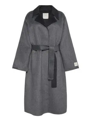 CALVIN KLEIN Belted Storm-flap Coat