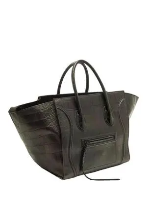 Celine Medium Phantom Luggage Tote Bag - Black