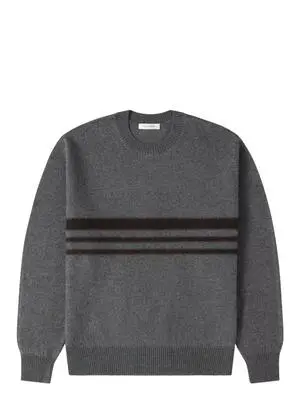CRAIG GREEN Felt-stripe Sweater - Grey