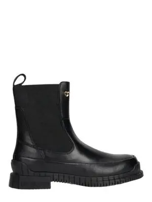 MOSCHINO Heart-motif Ridged-sole Boots