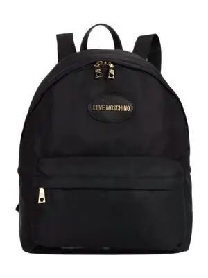 MOSCHINO Logo-plaque Backpack