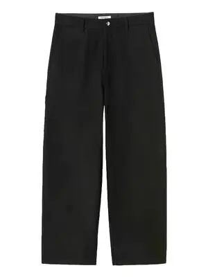 Carhartt Work In Progress Atoka Logo-patch Trousers - Black