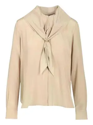 MAX MARA Foulard-detail Silk Shirt