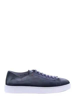 SANTONI Suede Sneakers