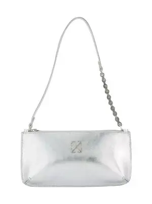 OFF-WHITE Jitney Leather Shoulder Bag