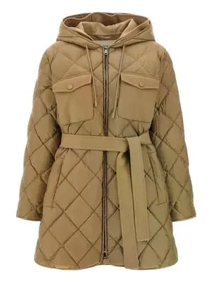 MAX MARA Fidato Diamond-quilted Down Jacket