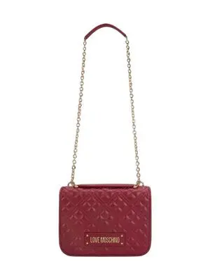 MOSCHINO Logo-appliqué Shoulder Bag