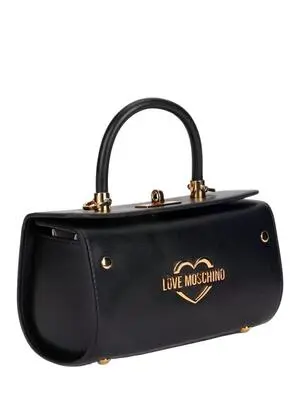 Moschino Heart-detail Tote Bag Black