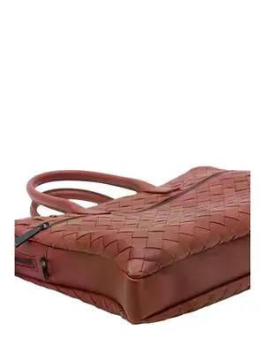 Bottega Veneta 2012-2026 Nappa Intrecciato Business Bag - Brown