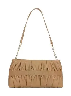 MOSCHINO Ruffled Quilted Shoulder Bag